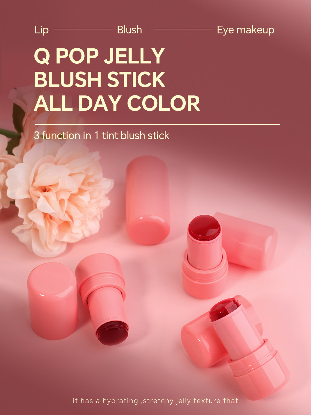 Private Label Multi-Functional Jelly Blush Stick - PS0318 - Kasey Beauty